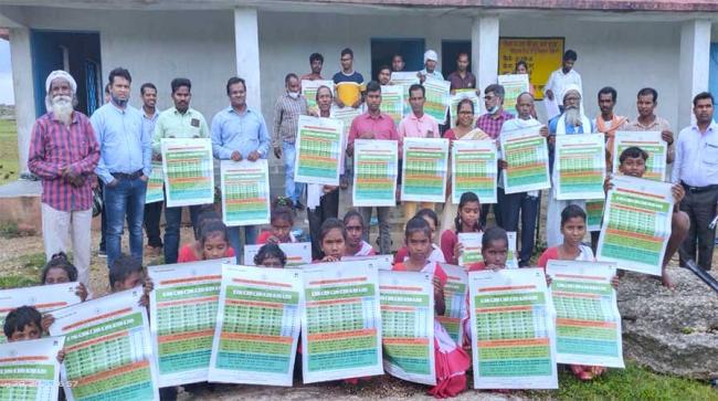 कुंड़ुख़ लिपि पाठन केन्द्र का निरिक्षण एवं धुमकुड़ि‍या उद्घाटन | Kurukh ...